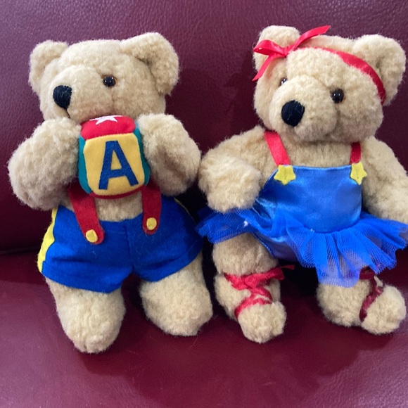 Toys | Vintage Applause Bears In Toyland Plush Teddy Bear Set In Blue ...